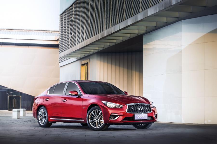 Infiniti Q50L 2.0t Luxury 2018 года выпуска для рынка Китая. Фото 1. VERcity